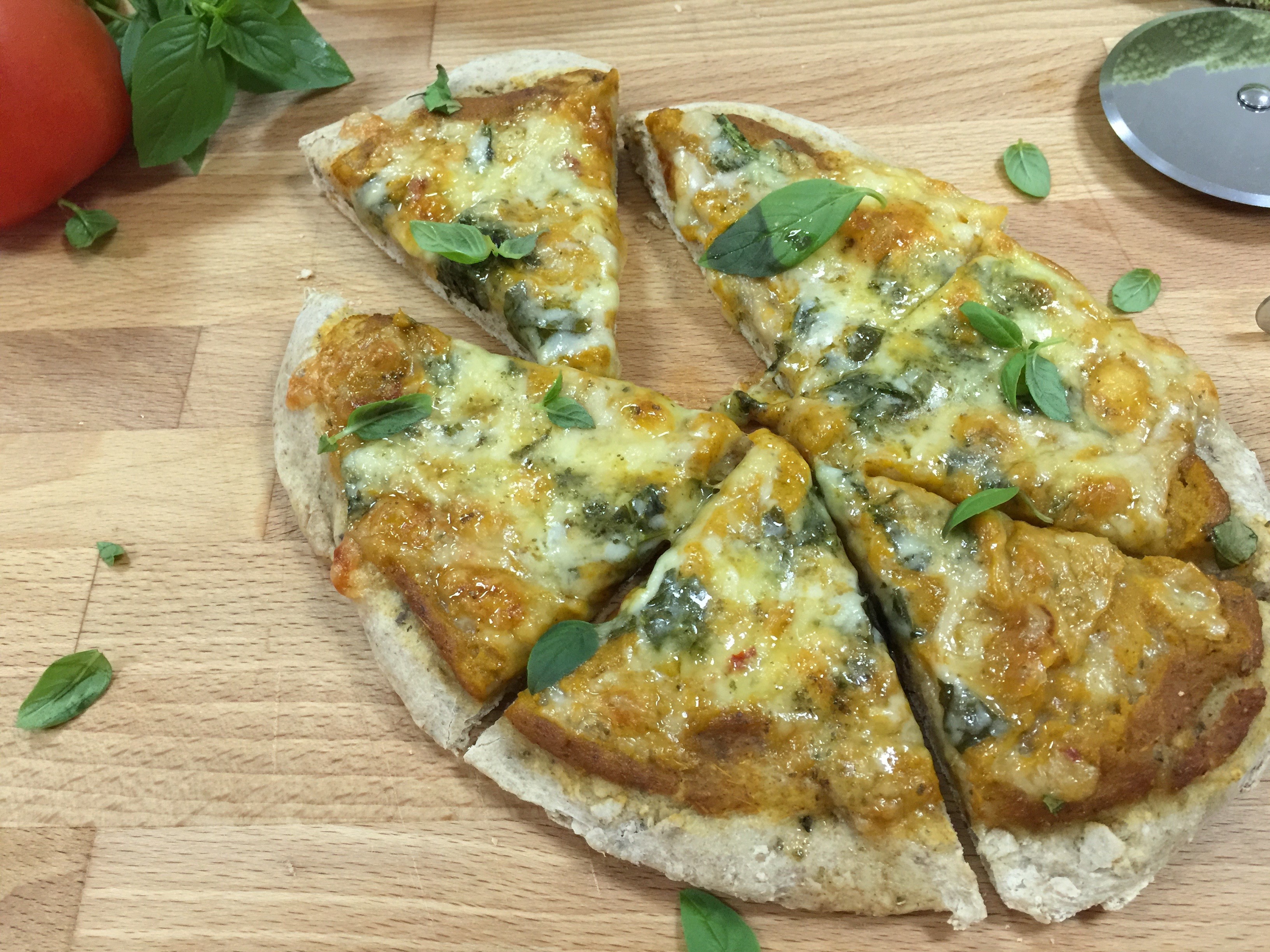 Homemade, Garden Fresh Pizza - Fill Your Plate