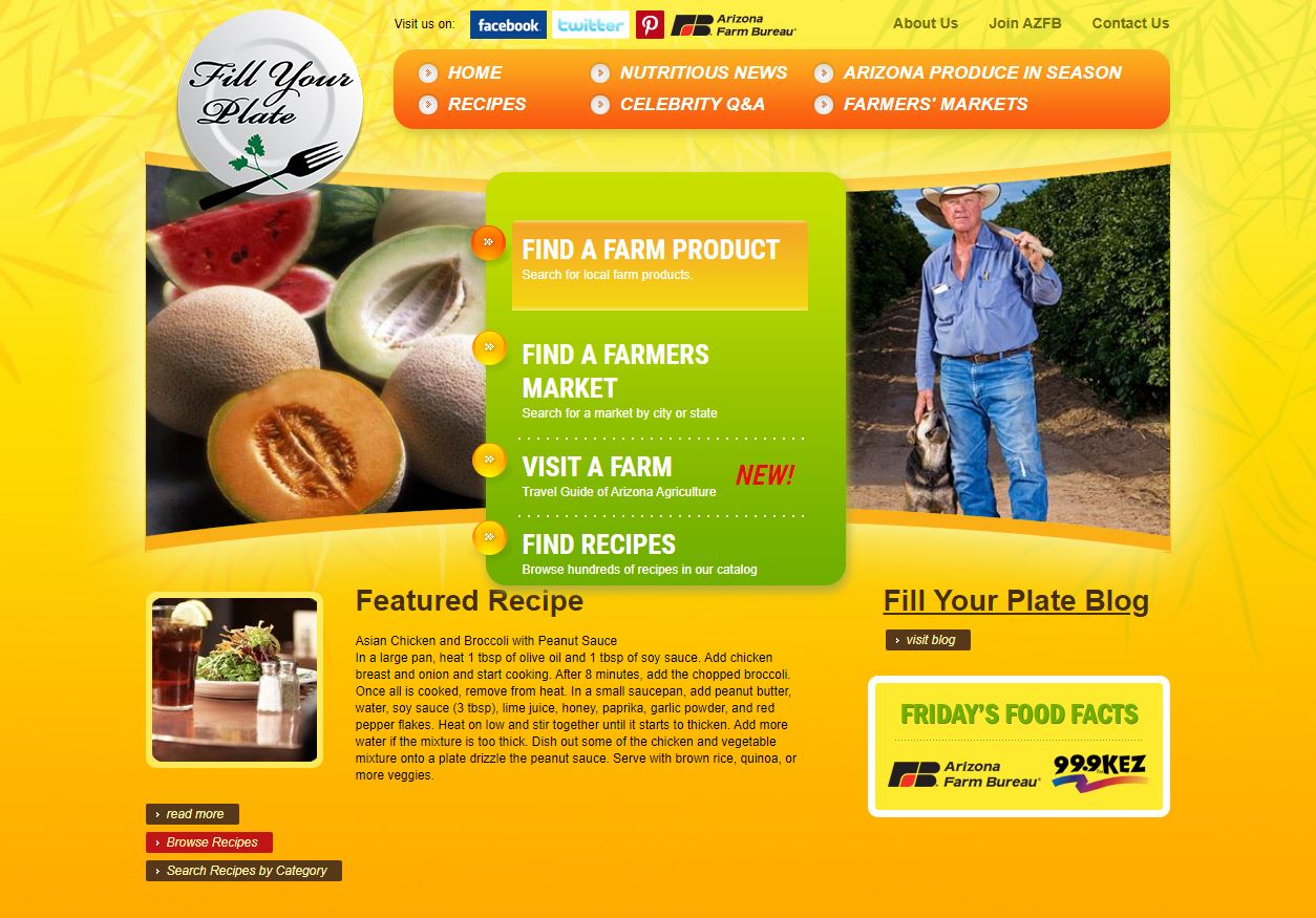 Search Fill Your Plate! - Fill Your Plate